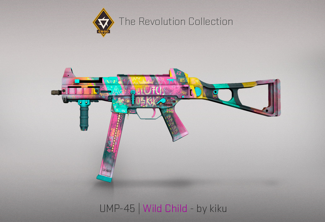 [CANCELED] UMP-45 | Wild Child on Default Model Work In Progress for ...