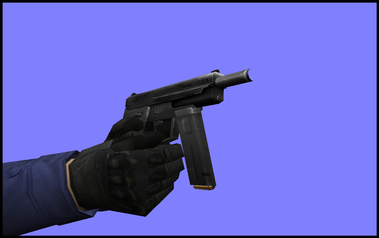 [WIP] CZ-75 Auto | Tigris skin on Default Model [Counter-Strike 1.6] [Works In Progress]