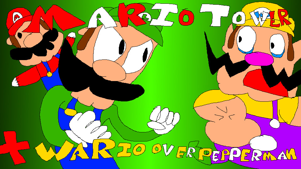 Mario Tower (+ Wario over Pepperman) Work In Progress for Pizza Tower ...