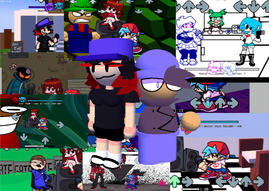 FNF: Vs Krystalk And Nexus V.1 [Friday Night Funkin'] [Works In Progress]