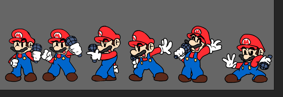 Mario Over BoyFriend (W/ Download) Work In Progress for Friday Night ...