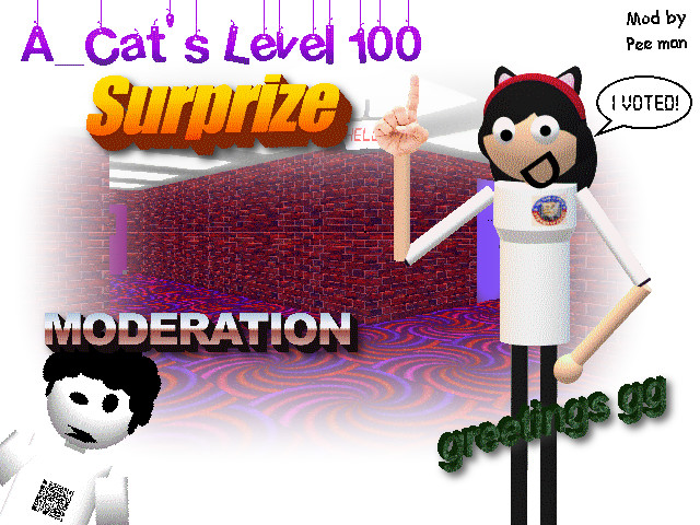 A_Cat's Level 100 Surprize! Work In Progress for Baldi's Basics | Baldi ...
