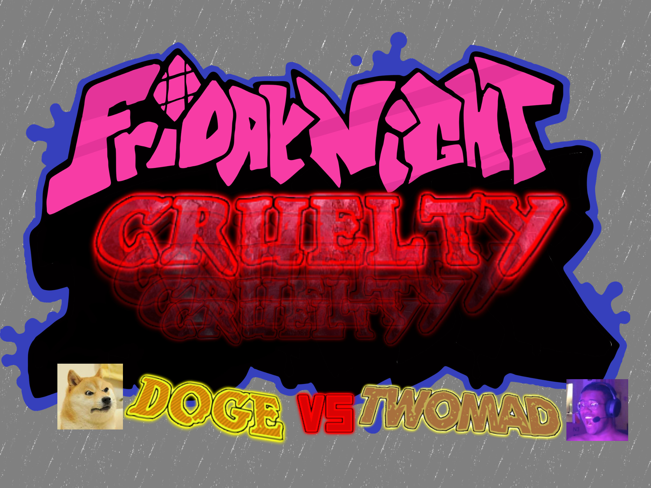 Friday Night Cruelty: Doge Vs Twomad (Help Wanted) [Friday Night Funkin ...
