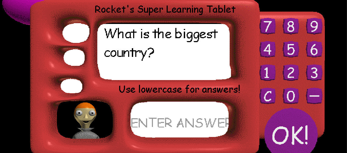 Rocket's Zany Schoolhouse Lessons Work In Progress for Baldi's Basics ...