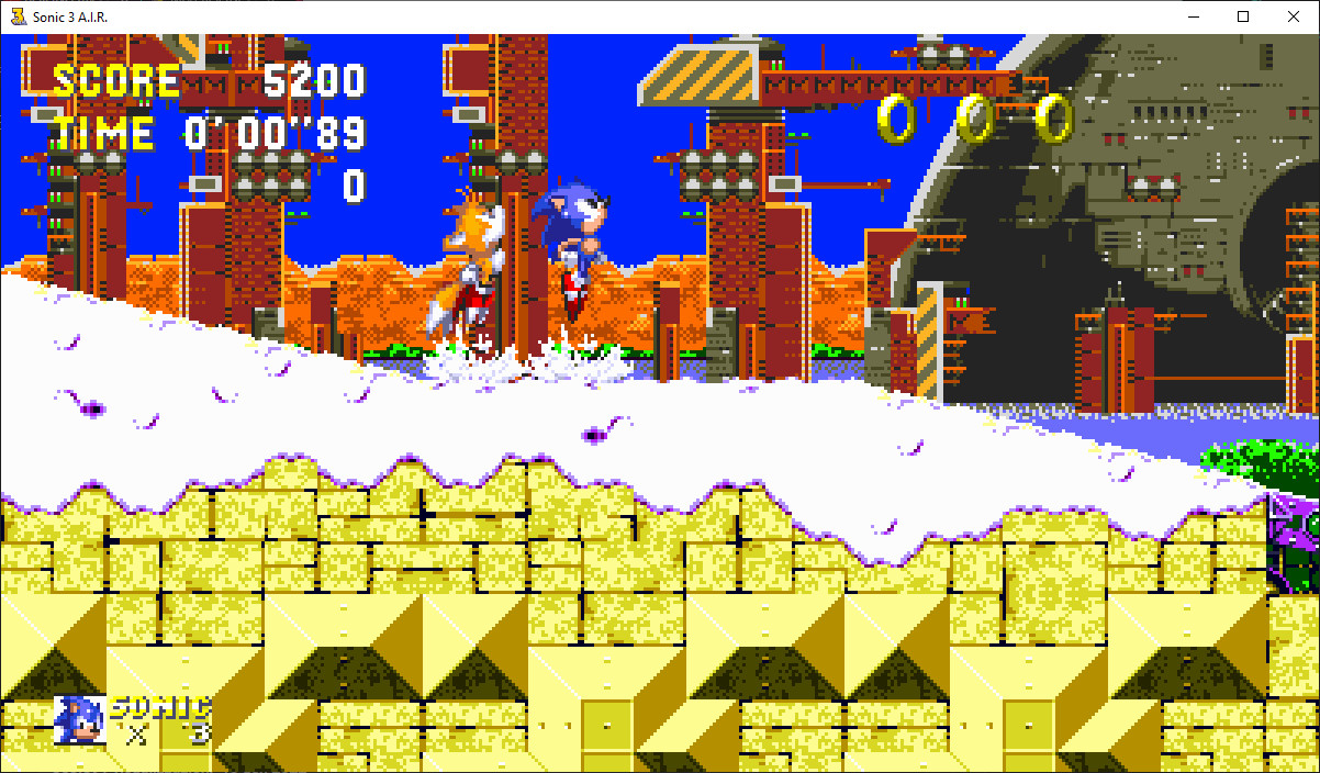 The Ultimate Sonic 2 Experience Work In Progress for Sonic 3 A.I.R ...
