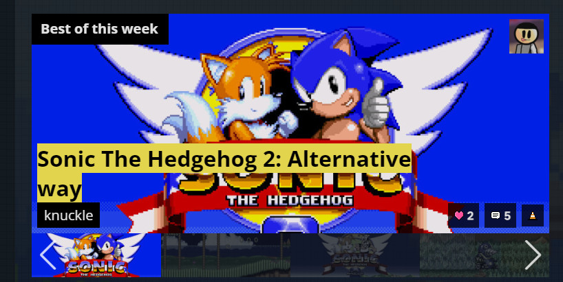 Sonic The Hedgehog 2: Alternative way Work In Progress for Sonic The ...