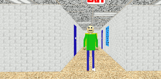Baldi's Basics but bro was made in Paint 3D Work In Progress for Baldi ...