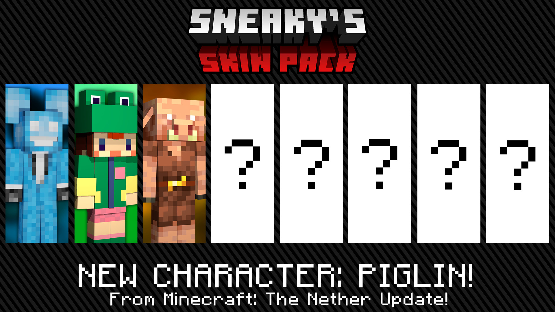 Sneaky's Minecraft Skin Pack [Super Smash Bros. Ultimate] [Works In Progress]
