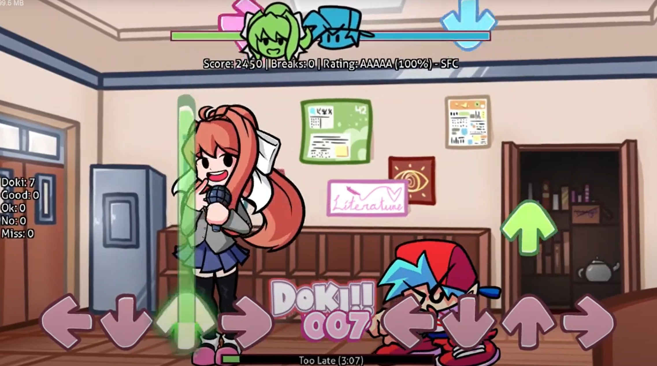 Monika.exe (ddlc edition!) Aka tagami Mix wip page [Friday Night Funkin ...