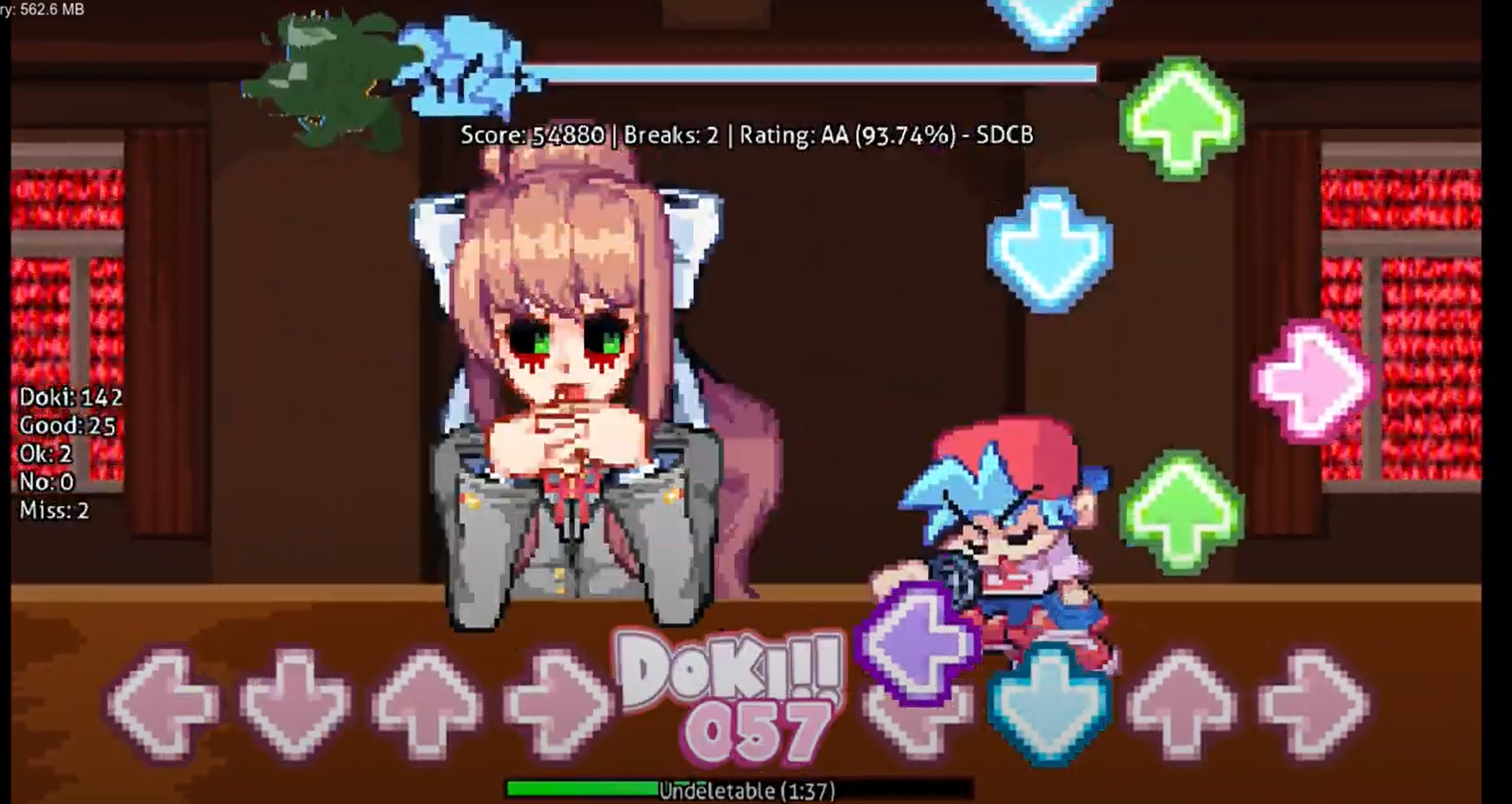 Monika.exe (ddlc edition!) Aka tagami Mix wip page [Friday Night Funkin ...