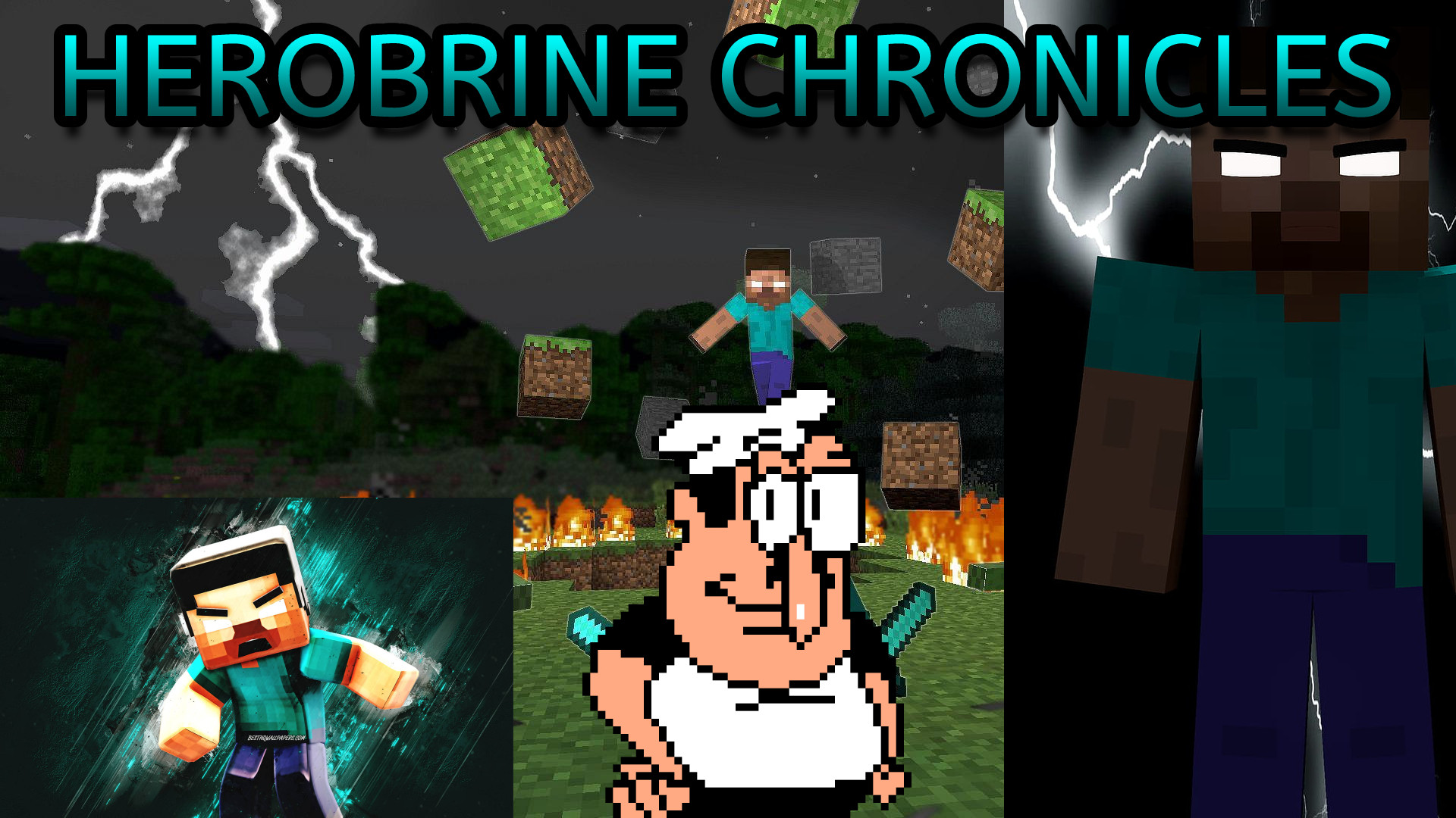 herobrine chronicles V1 [Pizza Tower] [Works In Progress]