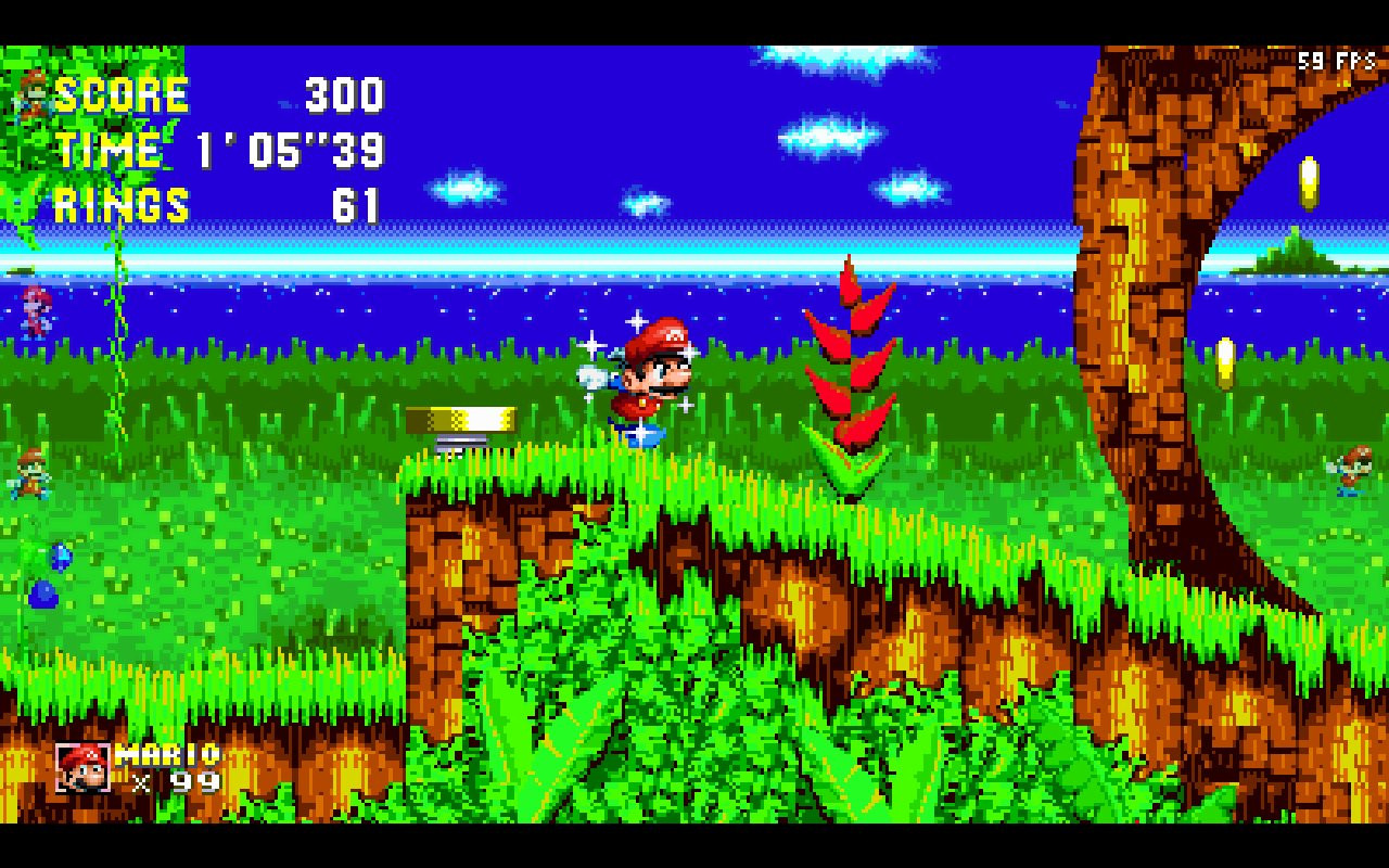 Ultimate Mario Mania Pack v2.0 Work In Progress for Sonic 3 A.I.R ...