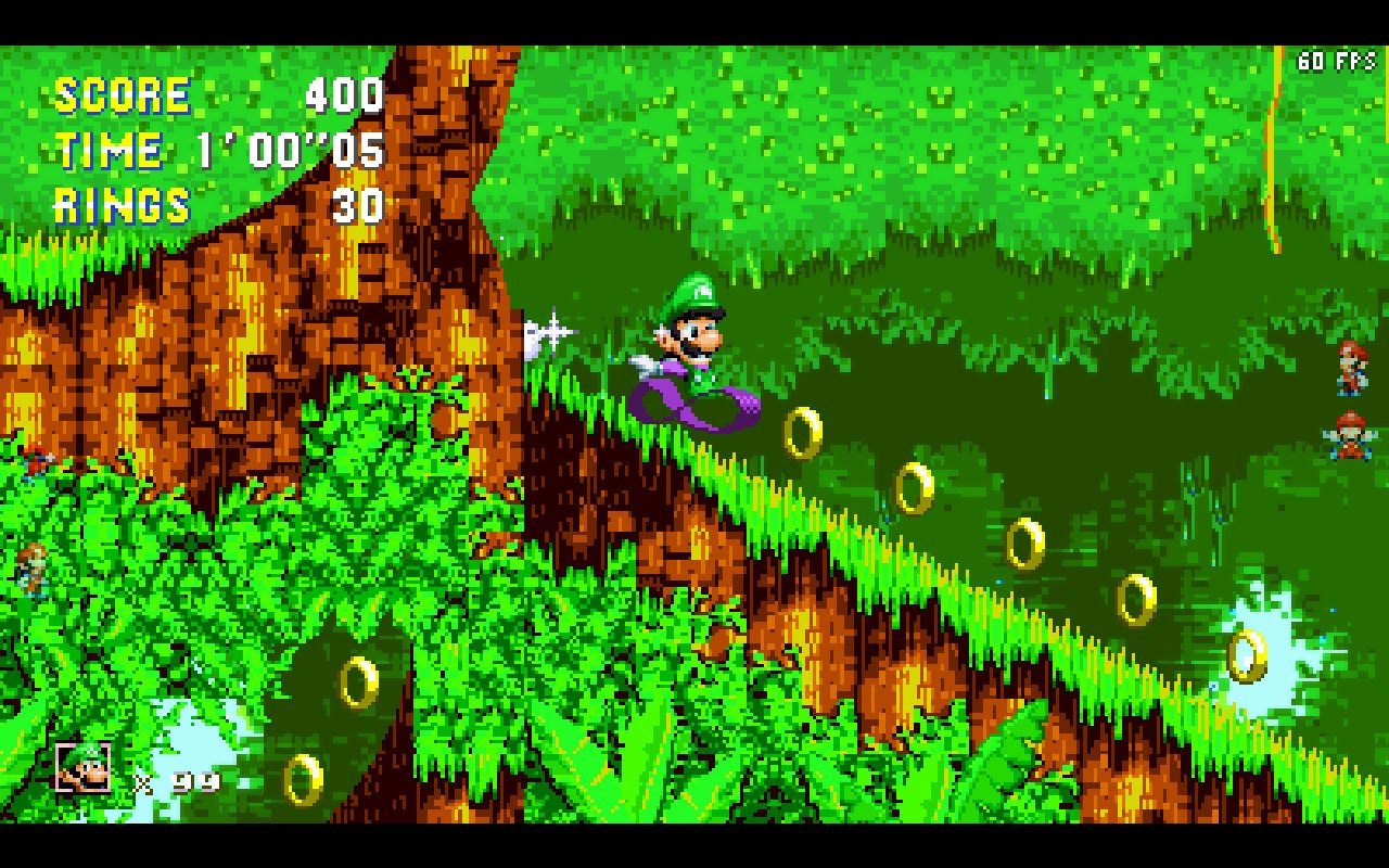 Ultimate Mario Mania Pack v2.0 Work In Progress for Sonic 3 A.I.R ...