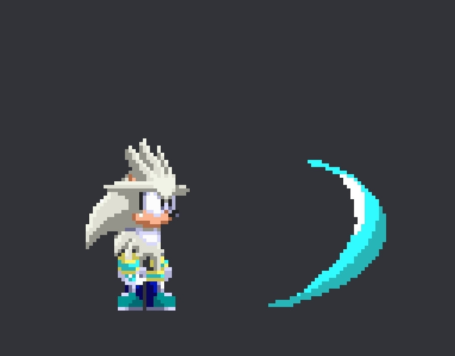 Super Silver The Hedgehog Sprites