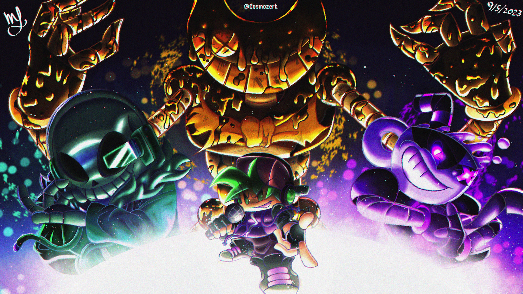 Neo Indie Cross Work In Progress for Friday Night Funkin' | FNF Works ...