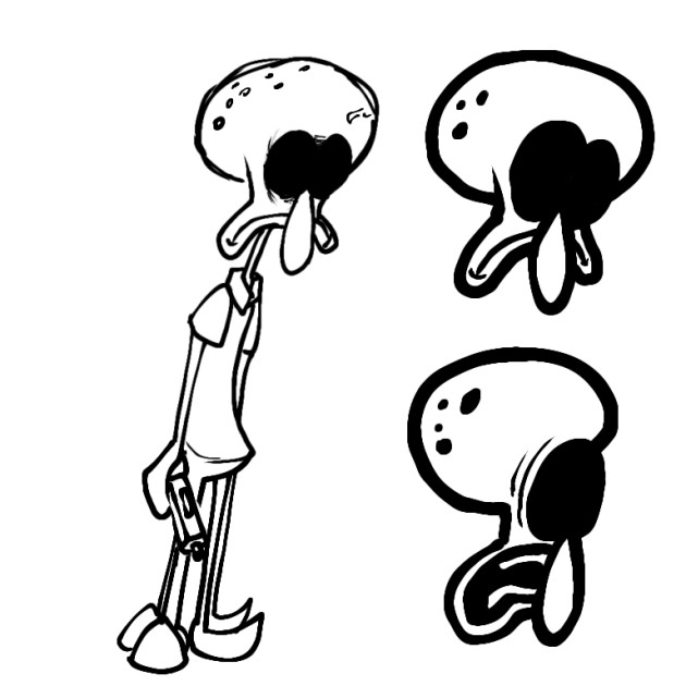 squidward's sorrowful night (classic team mod) Work In Progress for ...