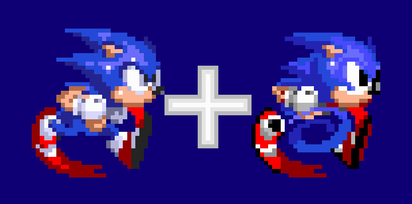 S2, S2 beta and S3 sprites combined! Work In Progress for Sonic 3 A.I.R ...