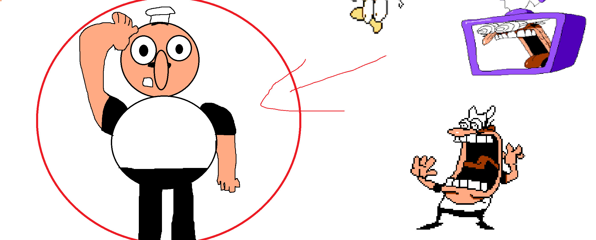 PIZZA TOWER PAINTINO (ms paint) Work In Progress for Pizza Tower | PT ...