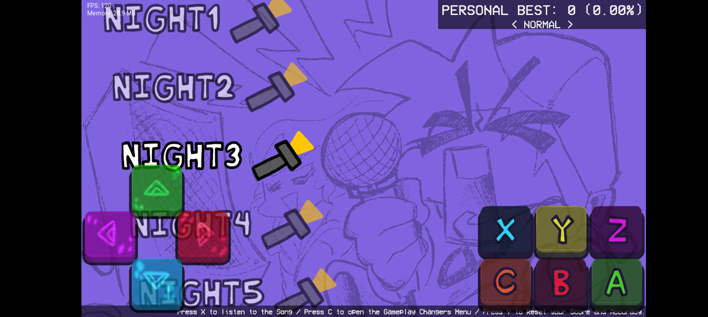 Fnaf 1 in fnf Psych Engine Work In Progress for Friday Night Funkin ...