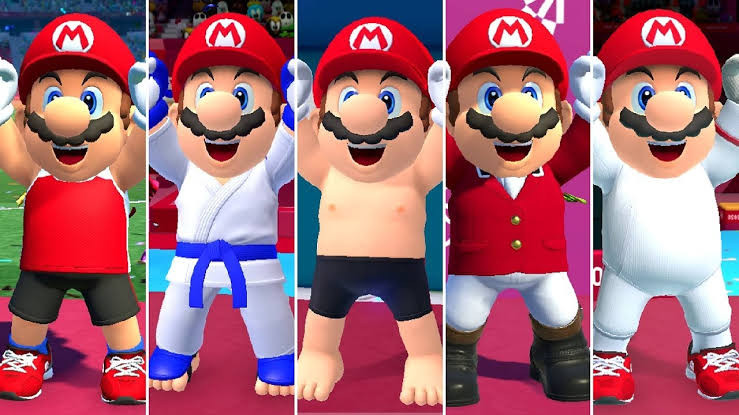 Mario and Sonic Tokyo 2020 Outfits Work In Progress for Mario Kart Wii ...