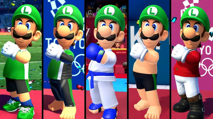 Mario and Sonic Tokyo 2020 Outfits Work In Progress for Mario Kart Wii ...