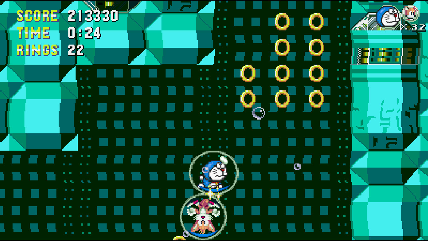 Doraemon Triple Trouble 16-Bit Work In Progress for Sonic Triple ...