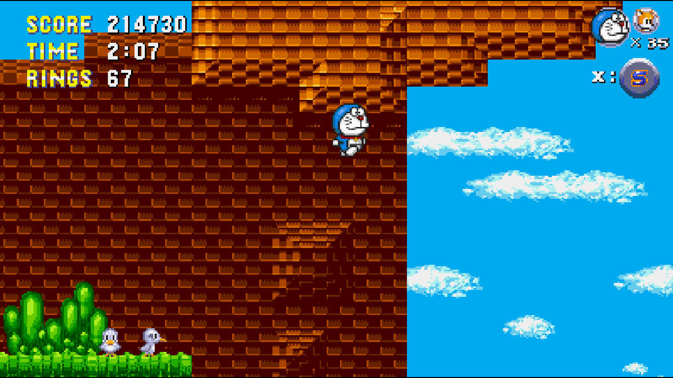 Doraemon Triple Trouble 16-Bit Work In Progress for Sonic Triple ...