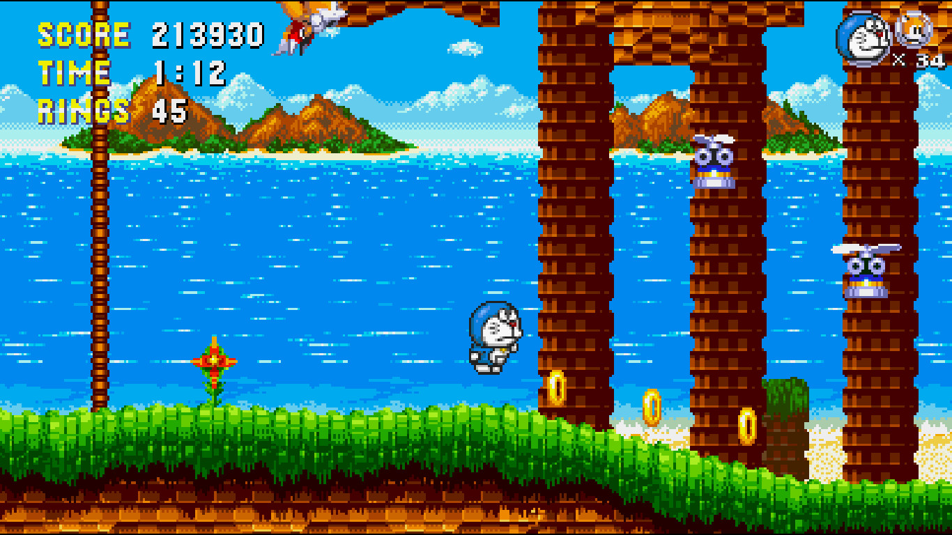 Doraemon Triple Trouble 16-Bit Work In Progress for Sonic Triple ...