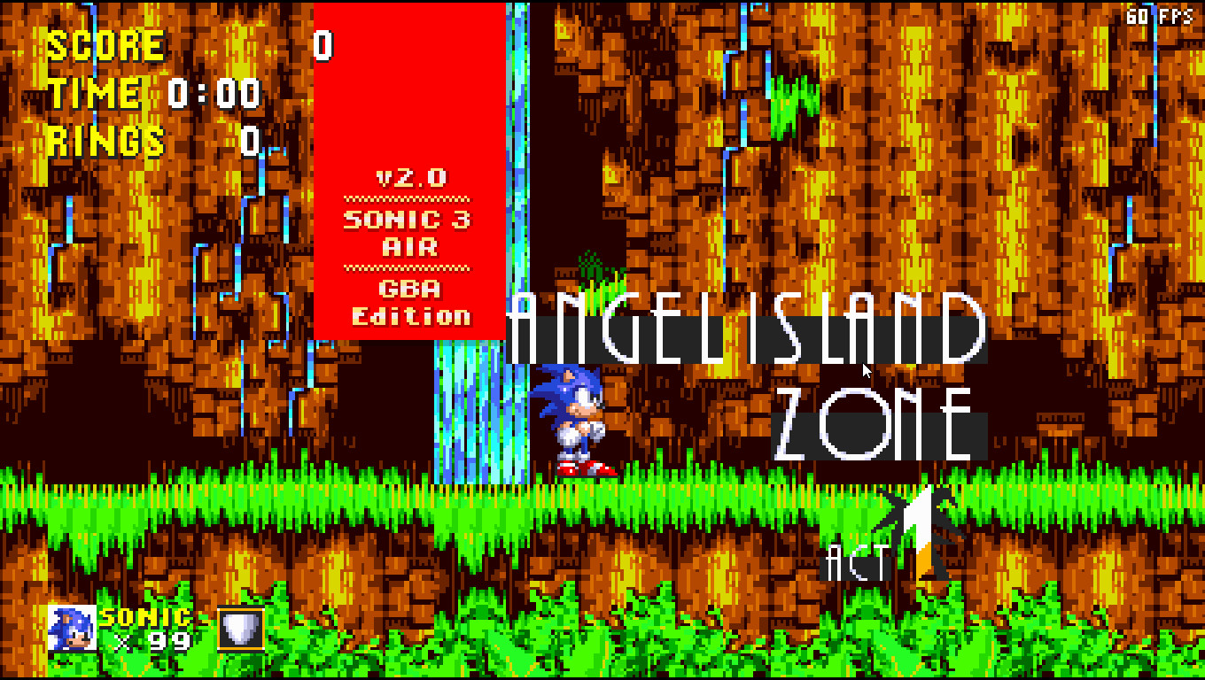 Sonic 3 GBA Edition Work In Progress for Sonic 3 A.I.R. | S3AIR Works In Progress
