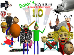 Baldi's Basics 5 Years Birthday Bash! Work In Progress for Baldi's ...