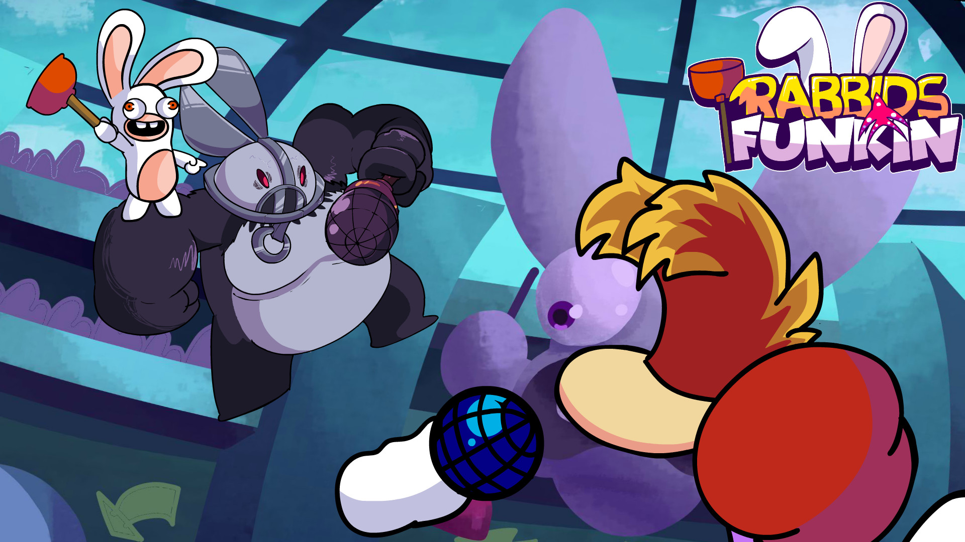 Rabbid Funkin DEMO Work In Progress for Friday Night Funkin' | FNF ...
