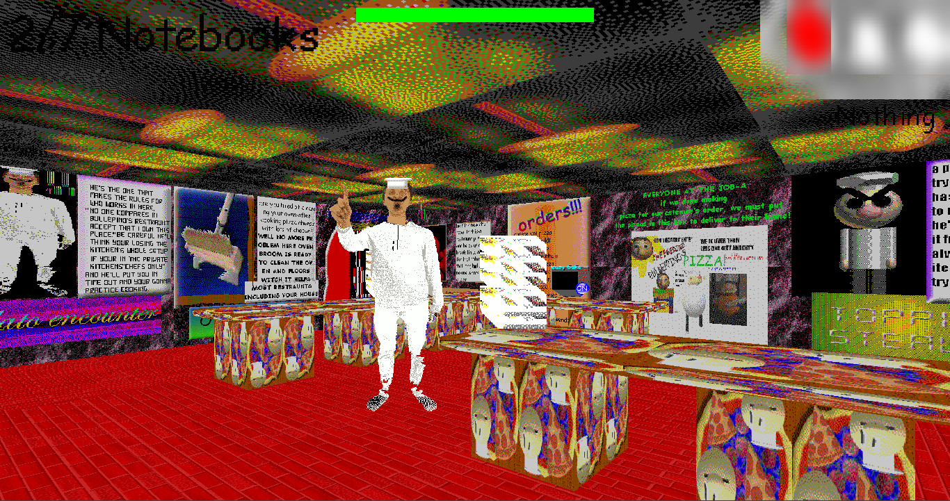 Bullepino's pizza! Work In Progress for Baldi's Basics | Baldi Works In ...