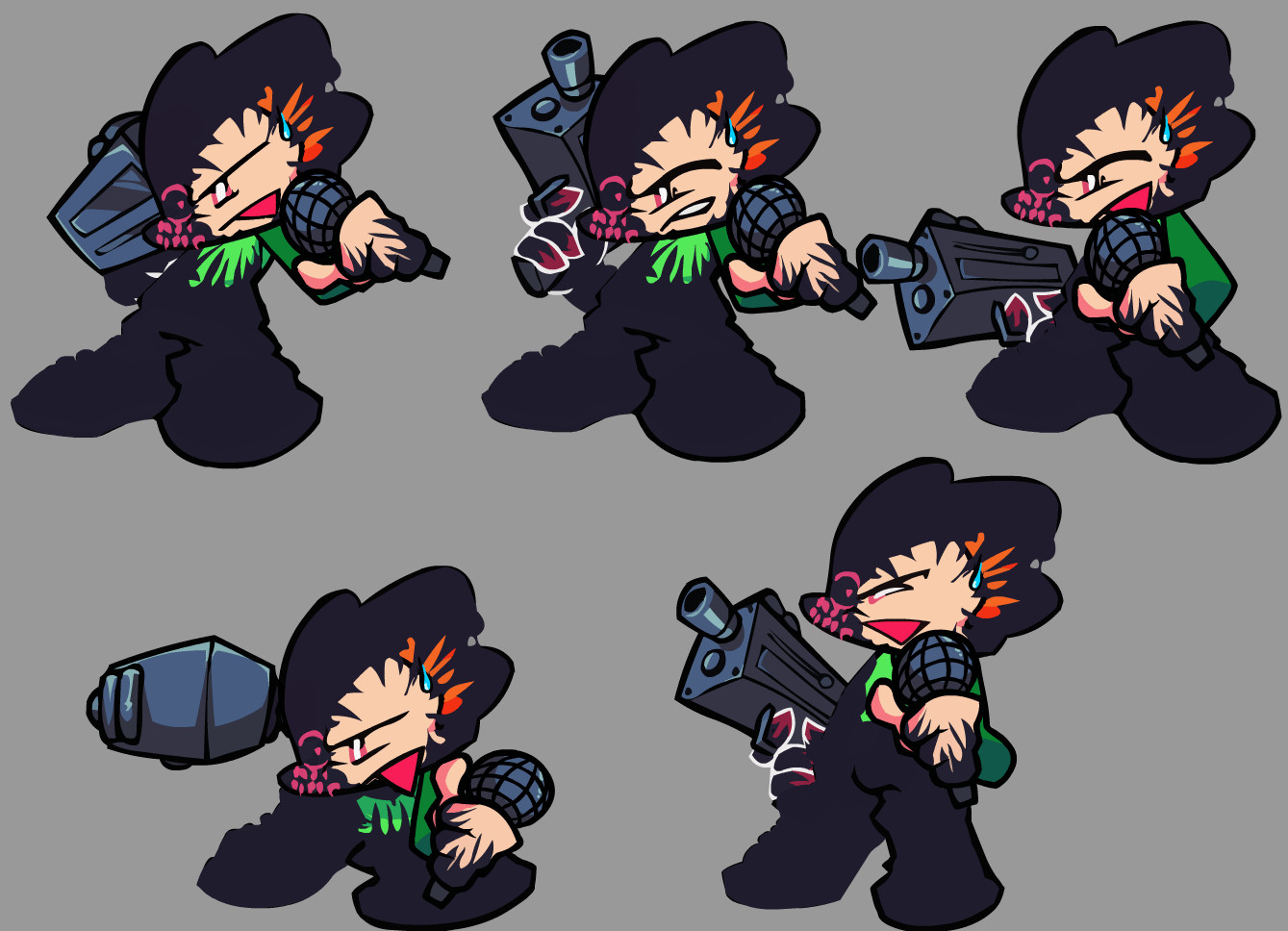 funkin' corruption FLAs recreation project Work In Progress for Friday ...