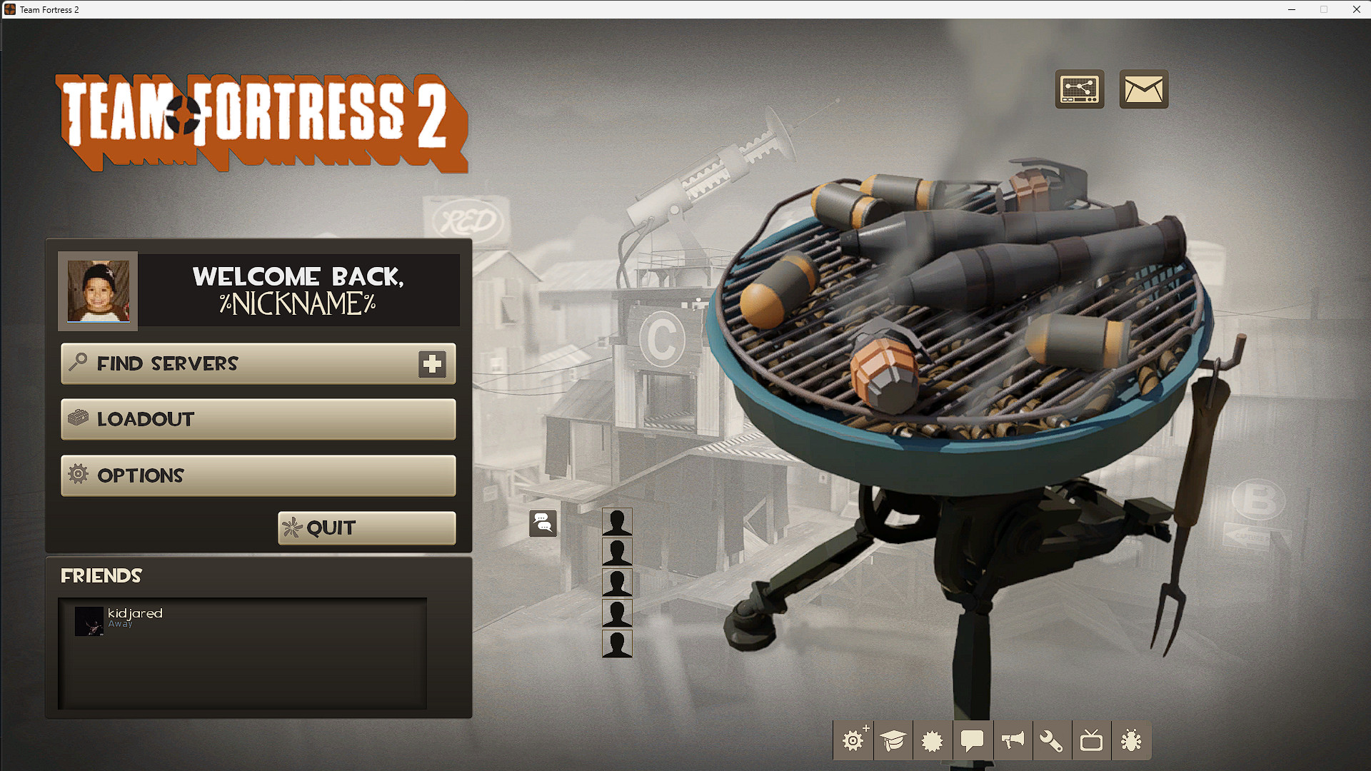 TF2C Main Menu Work In Progress for Team Fortress 2 | TF2 Works In Progress