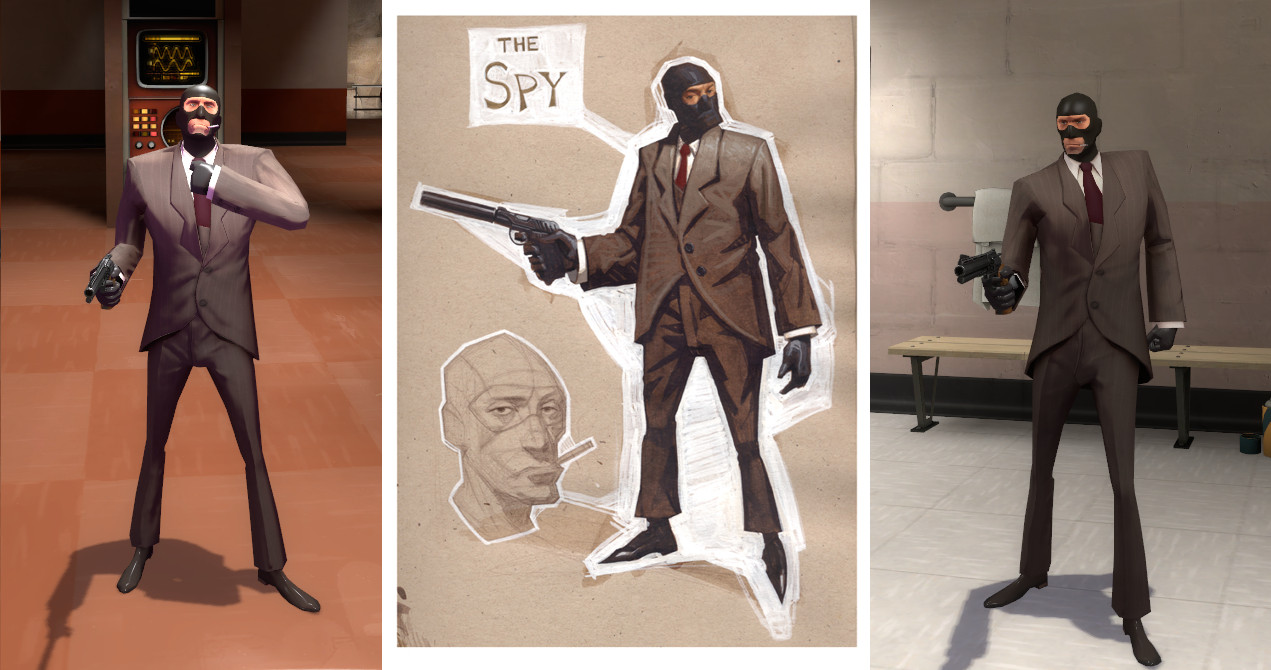 Concept art Characters Work In Progress for Pre-Fortress 2 | PF2 Works ...