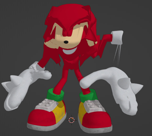 Knuckles over Werehog Work In Progress for Sonic Unleashed (X360/PS3 ...