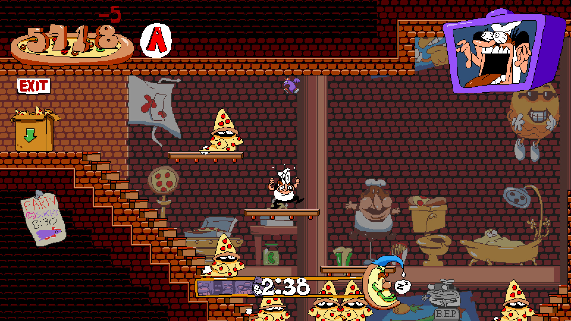 Demo 3 in CYOP Work In Progress for Pizza Tower | PT Works In Progress