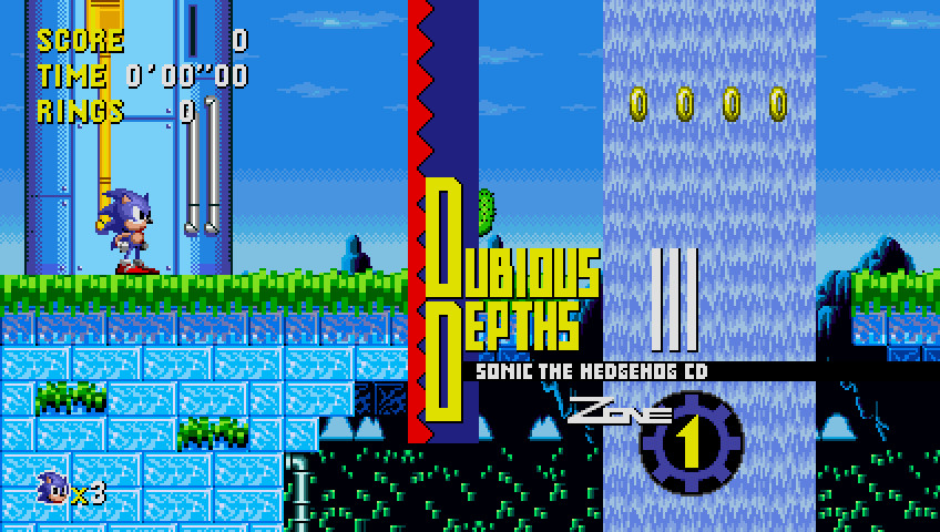 Dubious Depths Zone Work In Progress for Sonic CD (2011) | SCD Works In ...