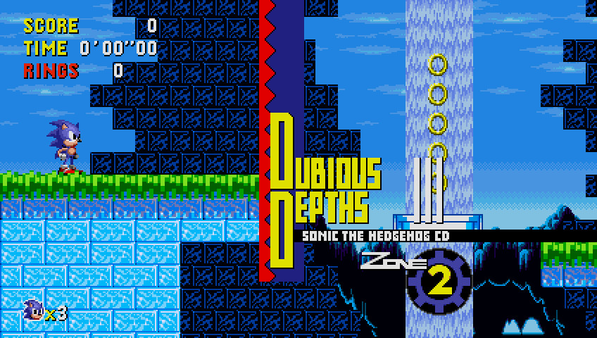 Dubious Depths Zone Work In Progress for Sonic CD (2011) | SCD Works In ...