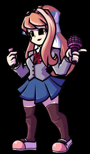 FNF: A Doki Doki Disaster! Work In Progress for Friday Night Funkin ...