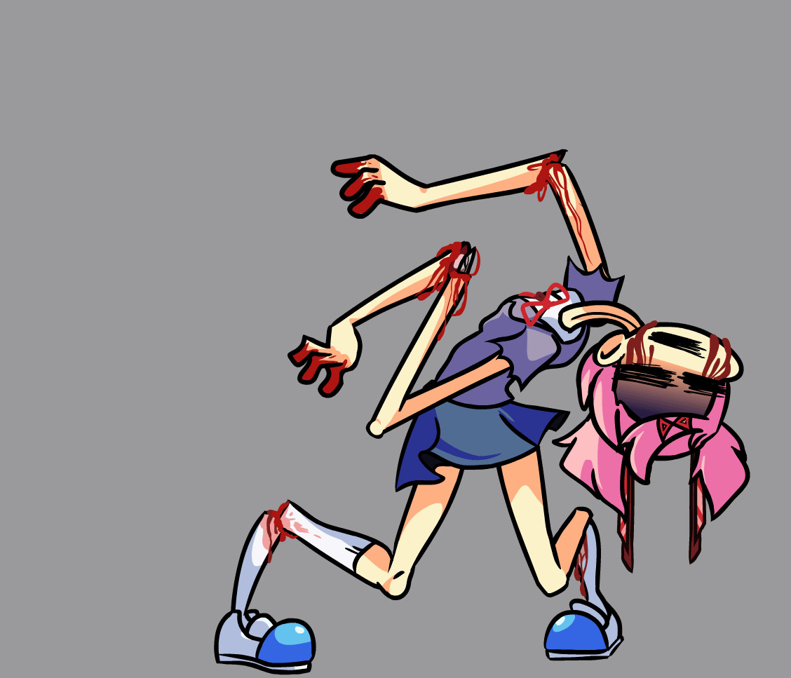 FNF: A Doki Doki Disaster! Work In Progress for Friday Night Funkin ...