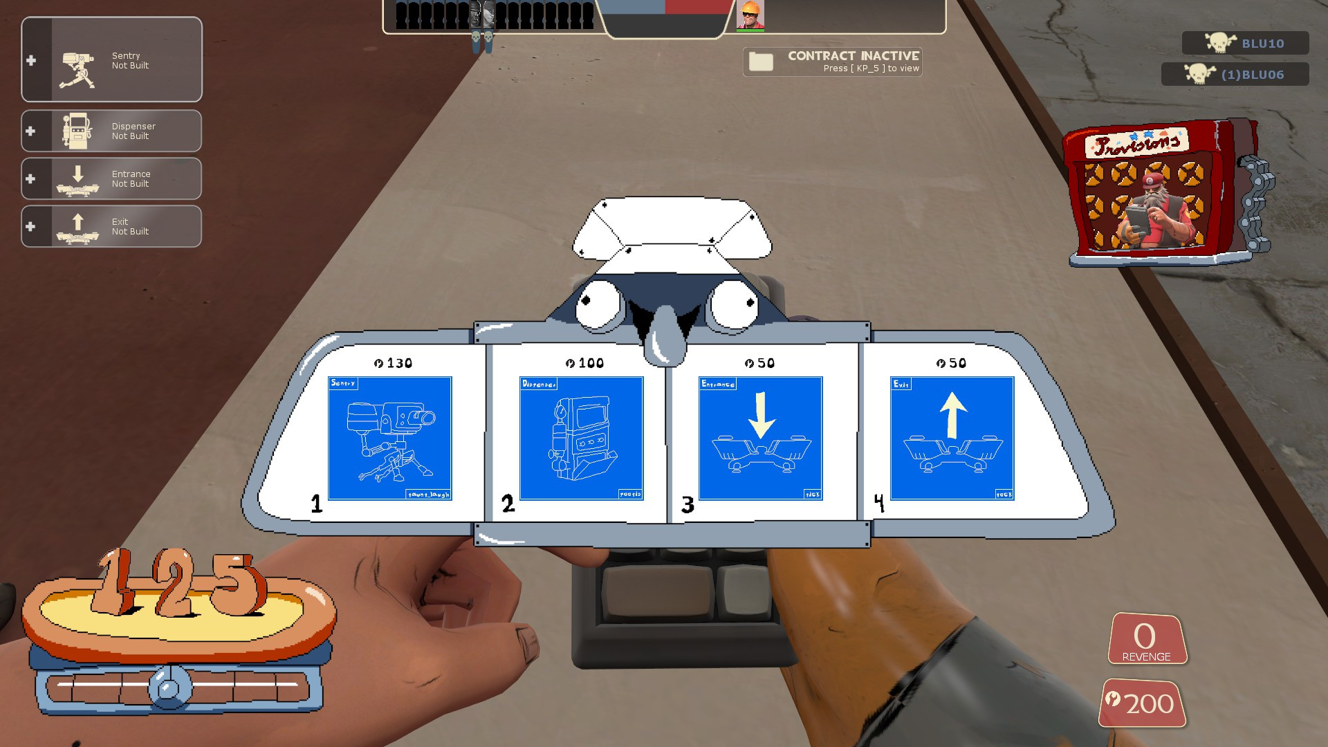 Pizza Mann HUD Work In Progress for Team Fortress 2 | TF2 Works In Progress