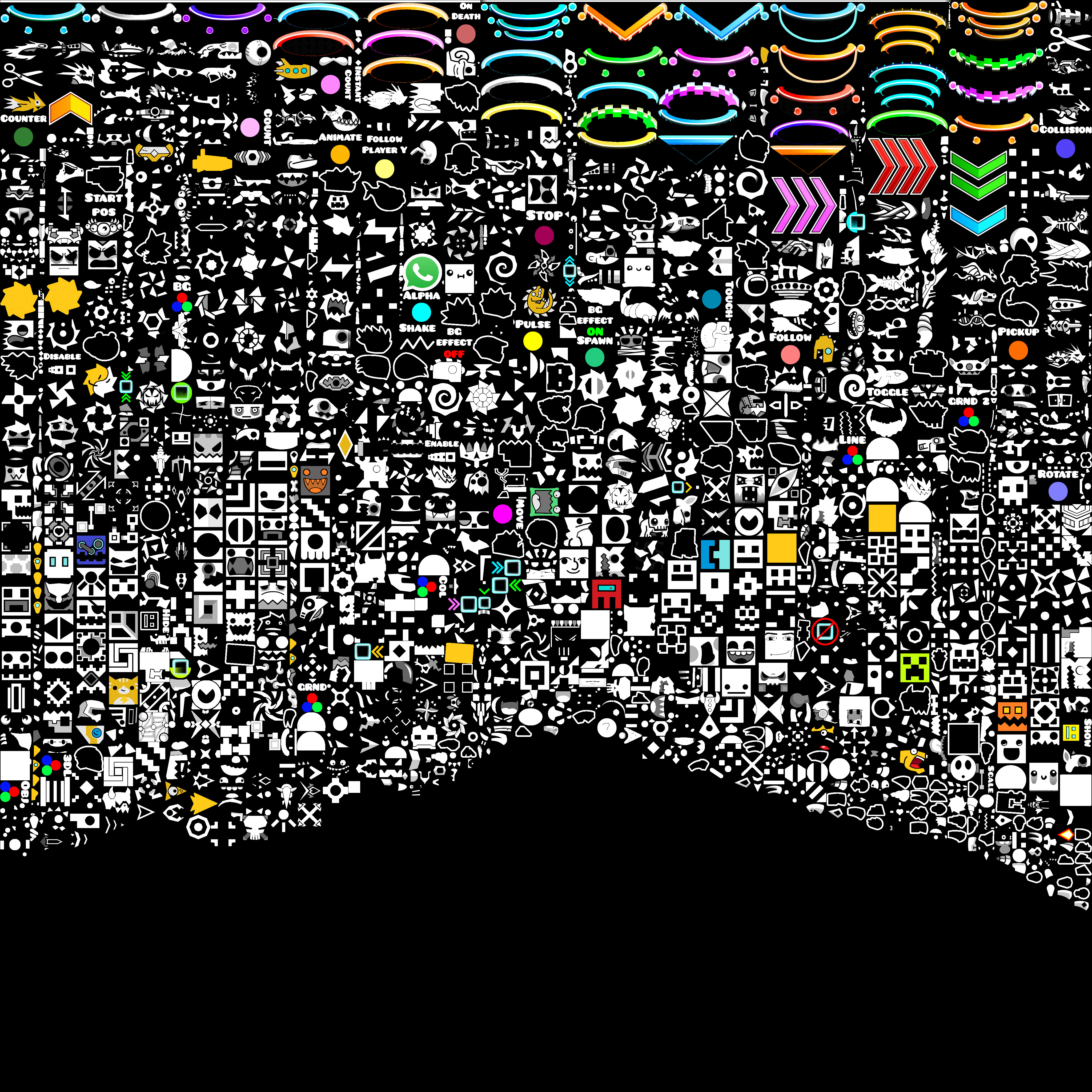 GDClassic123 texture pack Work In Progress for Geometry Dash | GD Works ...