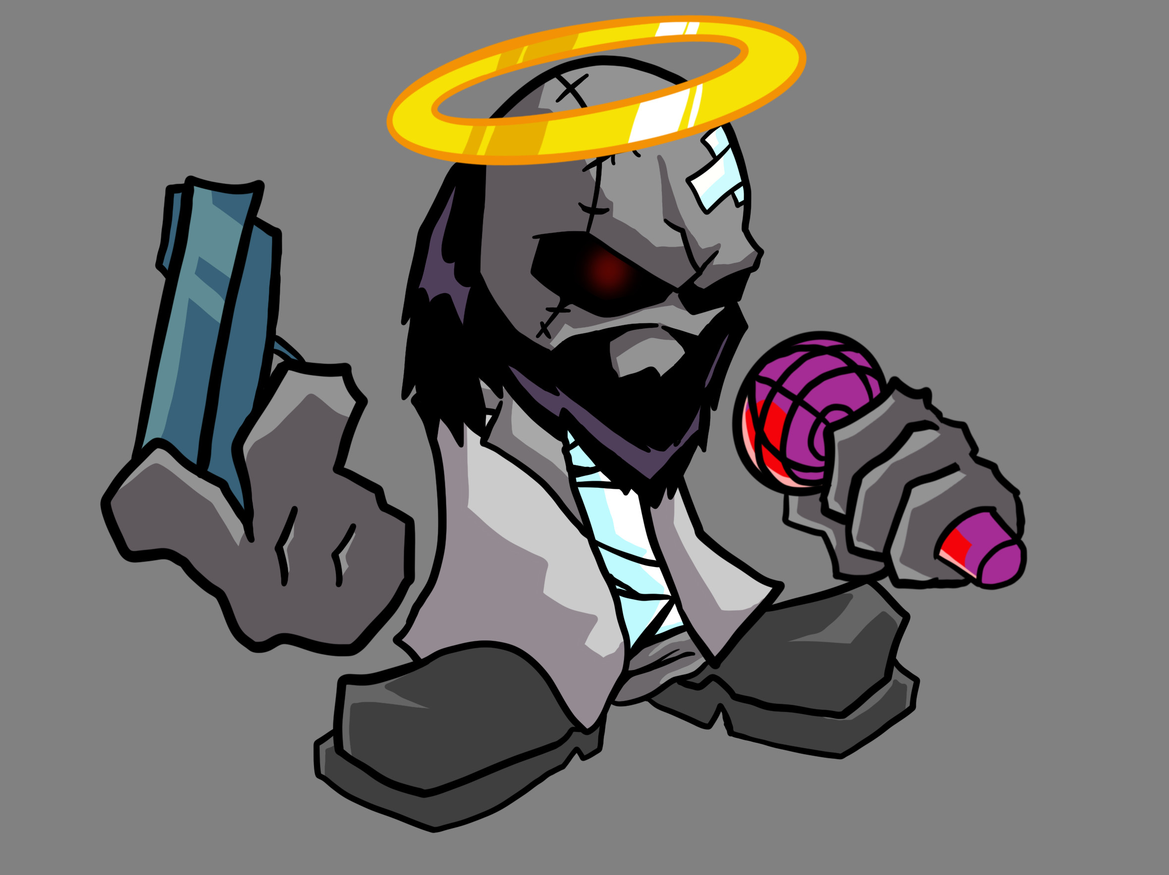 Vs. Jebus: ONE SHOT MOD Work In Progress for Friday Night Funkin' | FNF ...