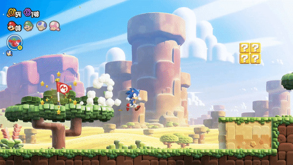 Sonic Work In Progress for Super Mario Bros. Wonder | SMBW Works In ...