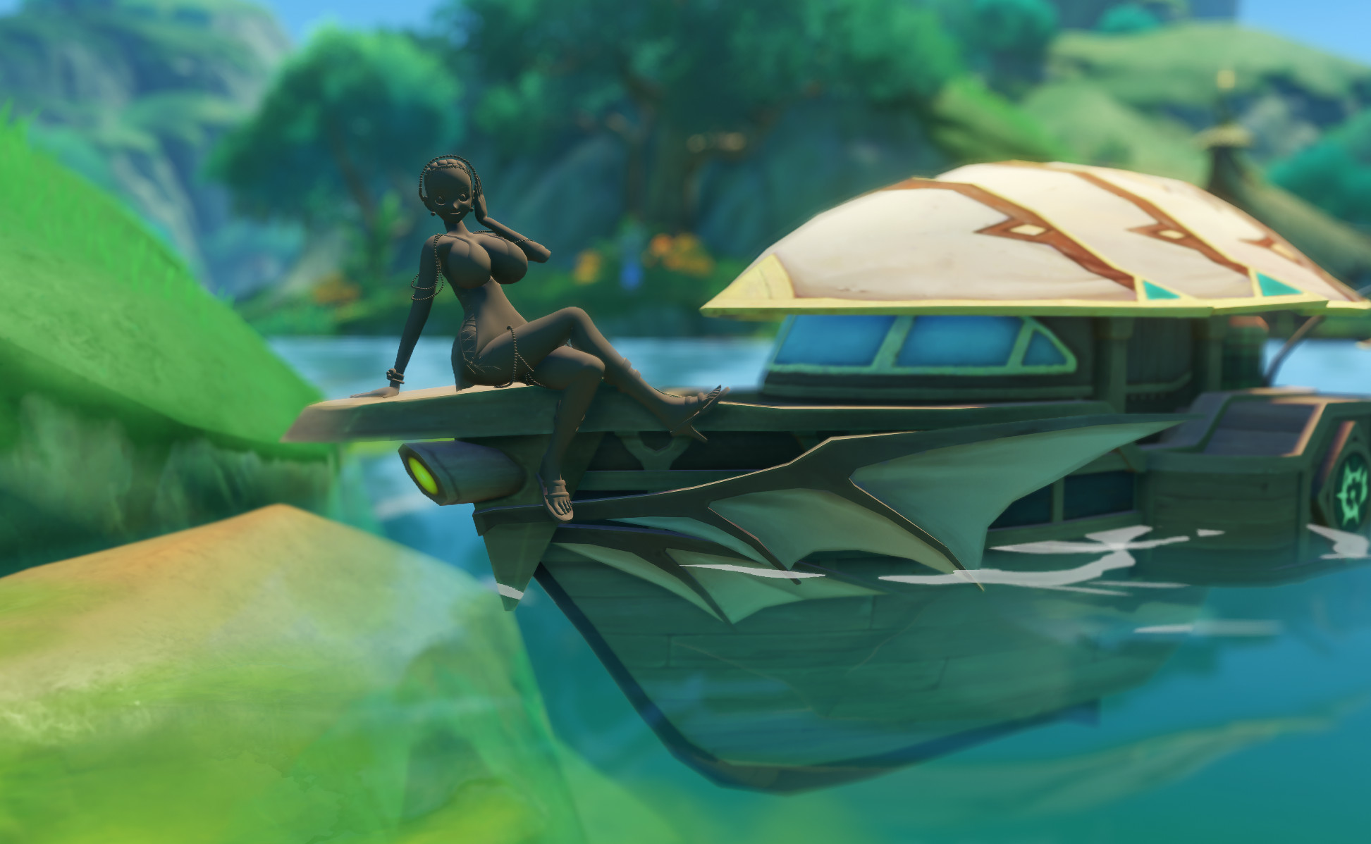 Nami as Waverider Navigator WiP Work In Progress for Genshin Impact ...