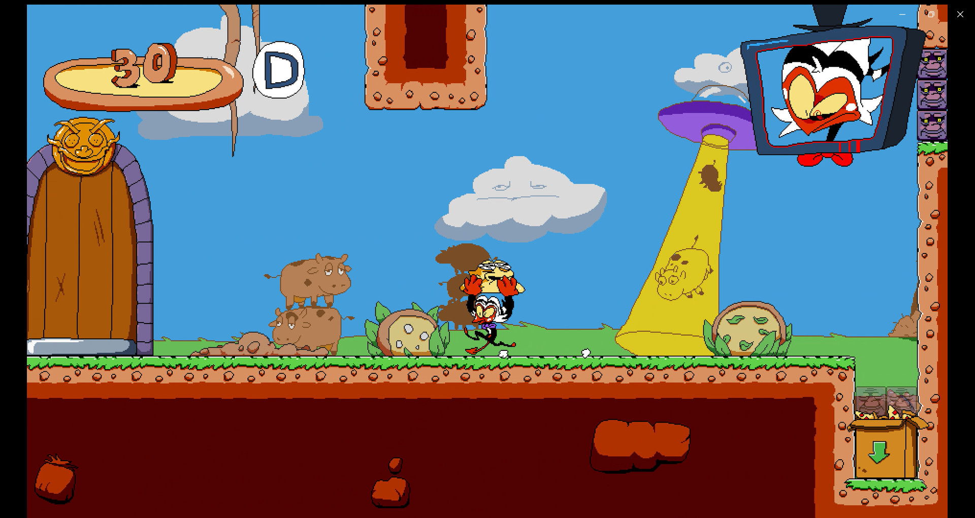 One Helluva Reskin Work In Progress for Pizza Tower | PT Works In Progress