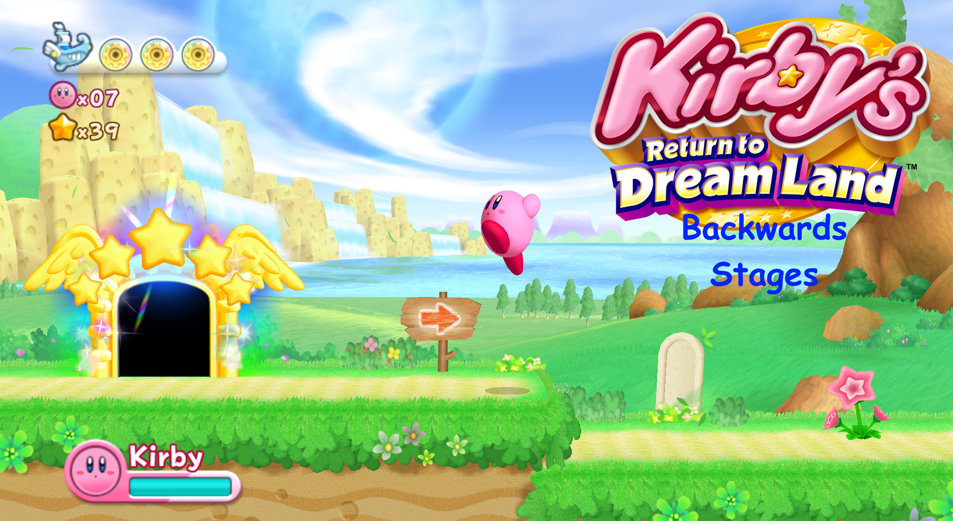 Backwards Stages [WIP version] Work In Progress for Kirby's Return to ...