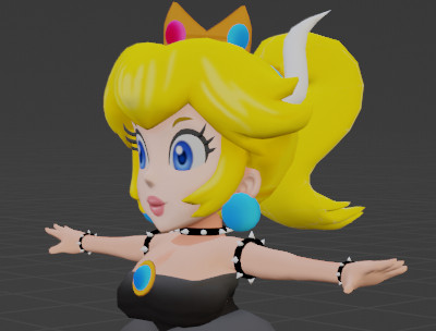 Bowsette over Peach Work In Progress for Super Mario Bros. Wonder ...