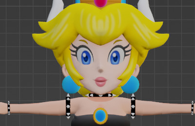 (CANCELED) Bowsette over Peach Work In Progress for Super Mario Bros ...